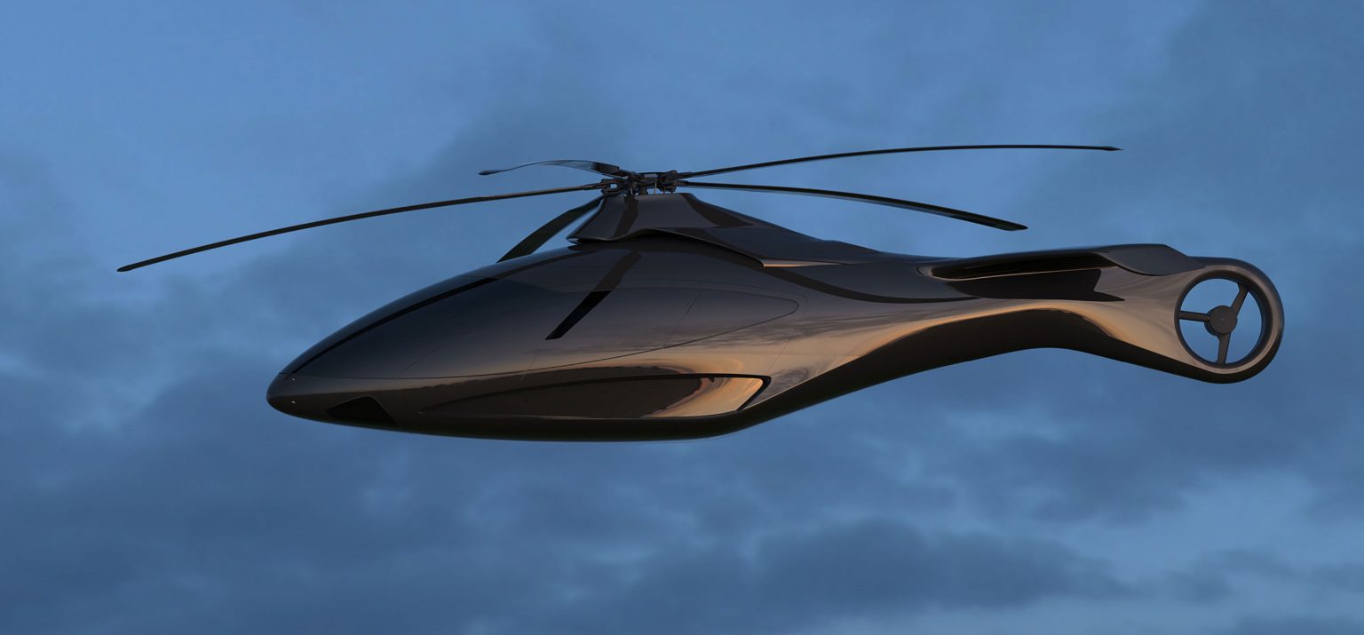 Industrial design and product design for an helicopter - Michel Tortel